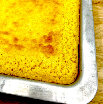 Moist Cornbread Recipe- perfect for high altitude