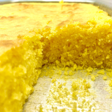 Moist Cornbread Recipe- perfect for high altitude