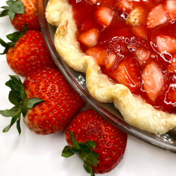High Altitude Strawberry Pie Recipe - No Bake Filling