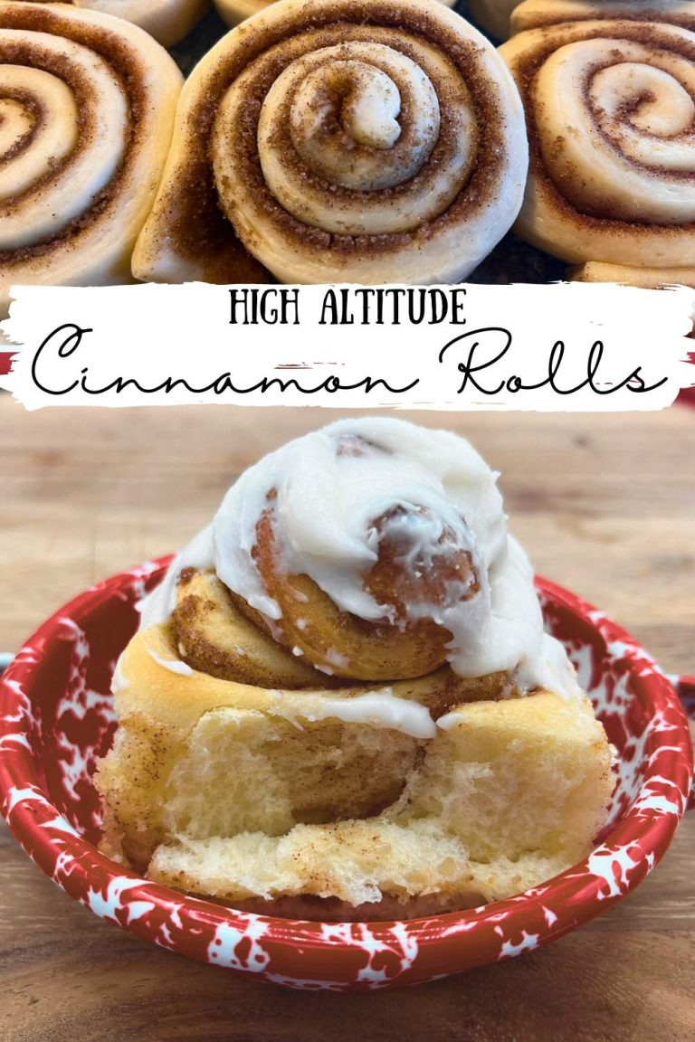 Best High Altitude Cinnamon Rolls - Overnight Option - Wild Flour Recipes