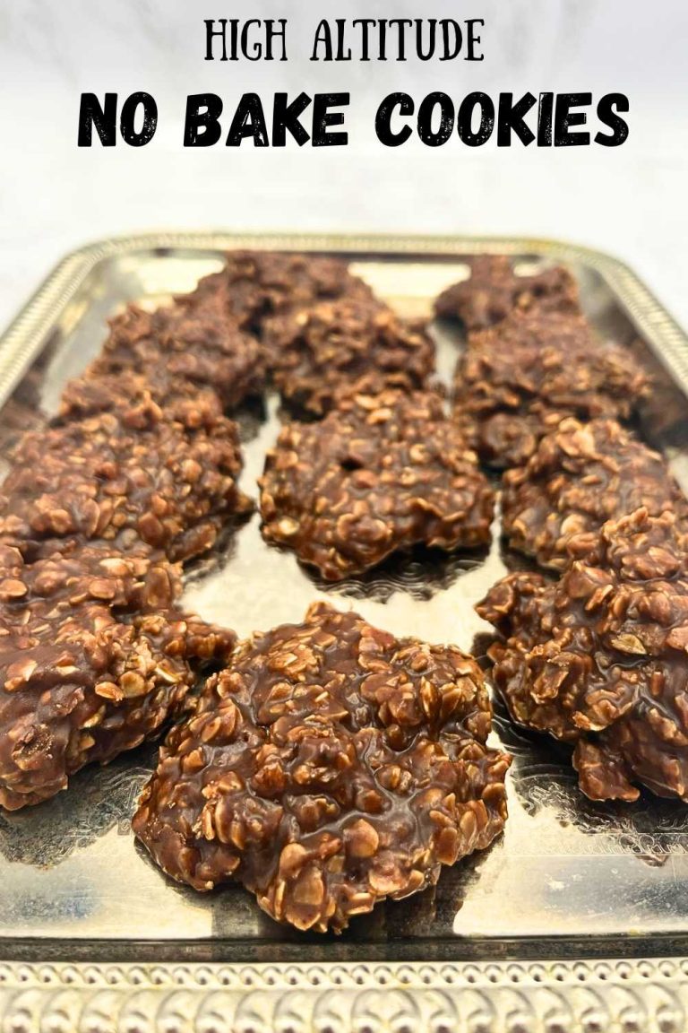 Perfect High Altitude No Bake Cookies - Wild Flour Recipes