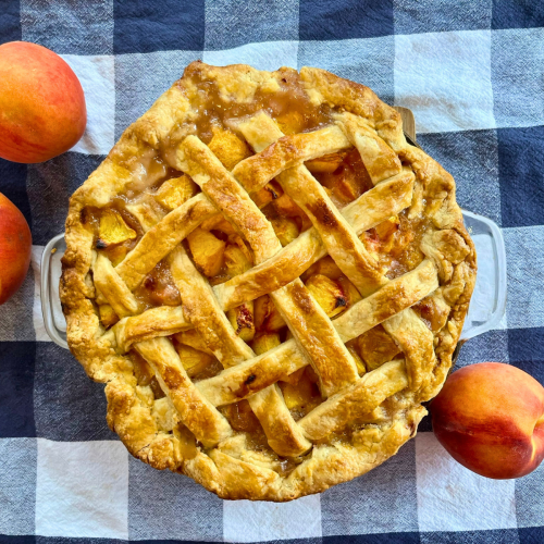 High Altitude Peach Pie