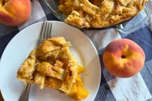 High Altitude Peach Pie