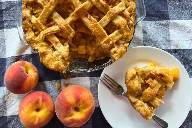 High Altitude Peach Pie