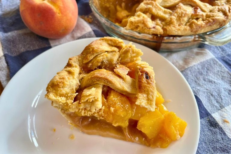 High Altitude Peach Pie