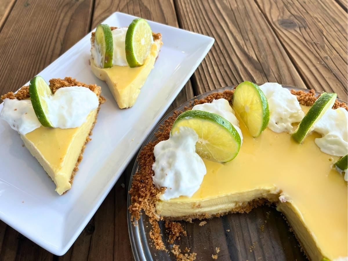 High Altitude Key Lime Pie with Graham Cracker Crust