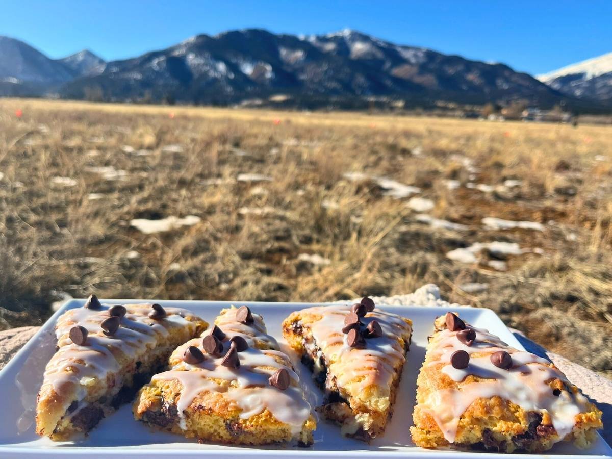 High Altitude Chocolate Chip Scones - Wild Flour Recipes