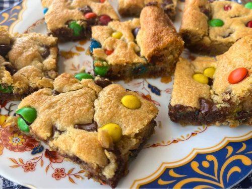Soft & Chewy Chocolate Chip Cookie Bars High Altitude Recipe